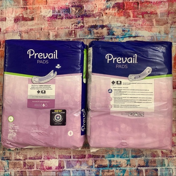 Prevail | Other | Prevail Pads Long Maximum Absorbency 39 Pads X 2 Bags ...